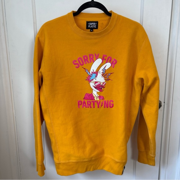 Shirts | Superplastic Rabbit Sorry For Partying Size M Rare Guggimon ...